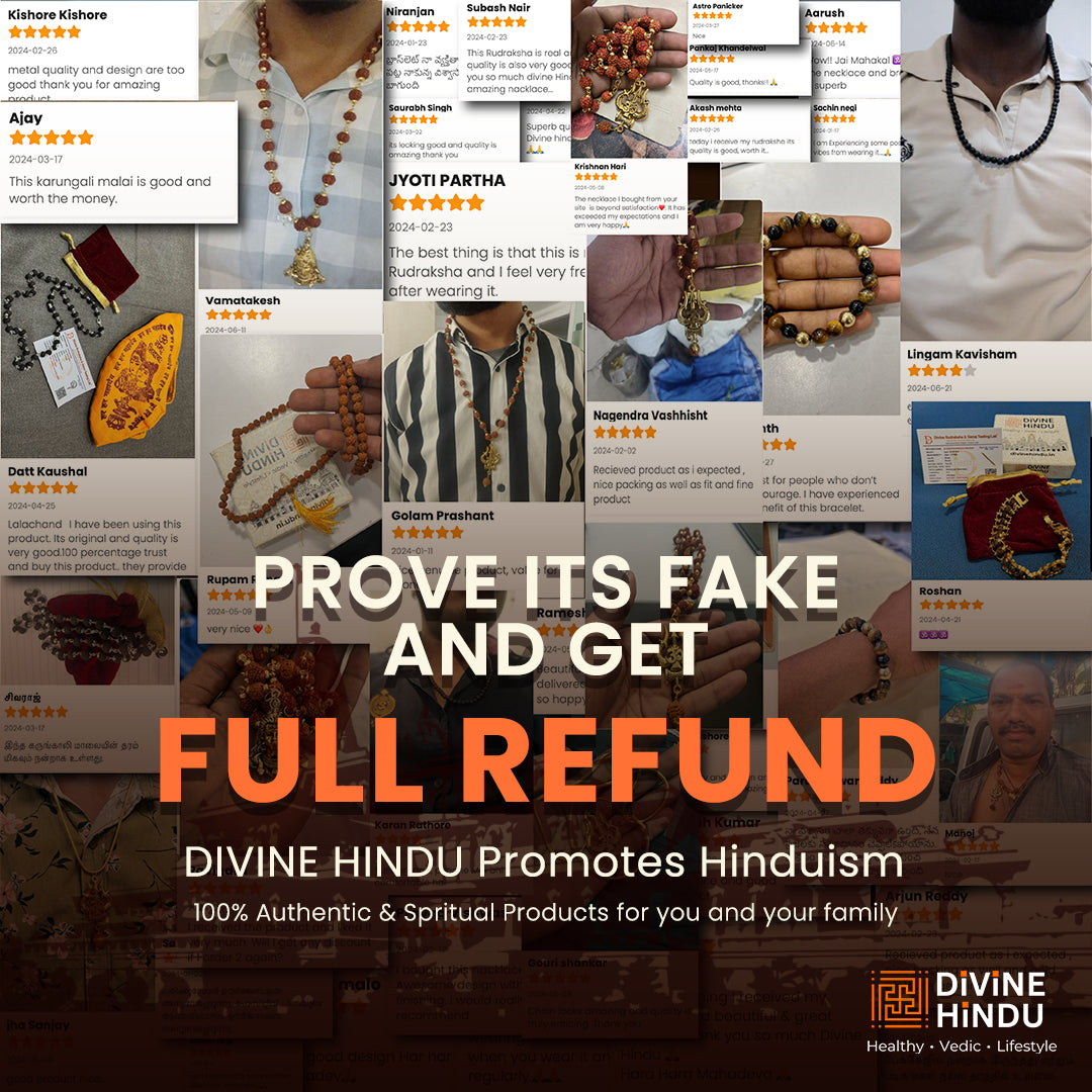 Buy 108 Beads Rudraksha Jaap Mala Online - Divine Hindu