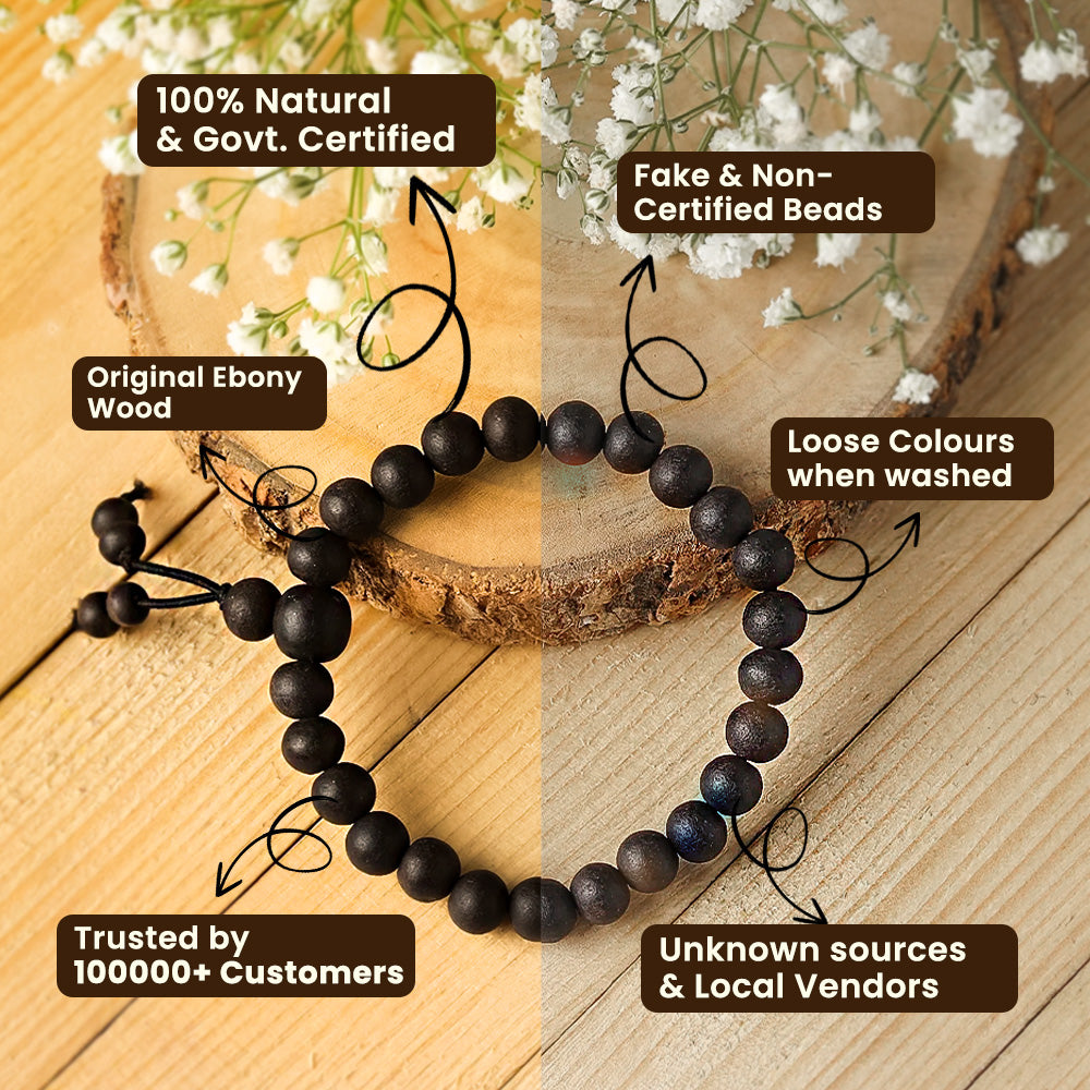 Buy Karungali Malai Bracelet for Men & Women Online-Divine Hindu